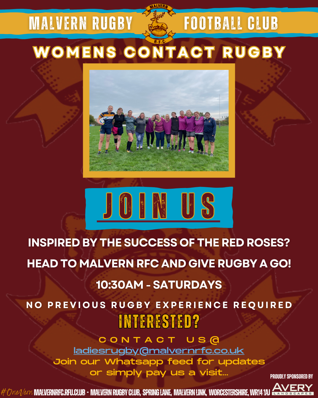 Women's Contact Rugby Returns! – Malvern Rugby Club
