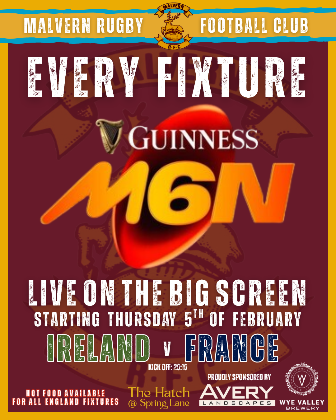 6 Nations Action @ Spring Lane ! – Malvern Rugby Club