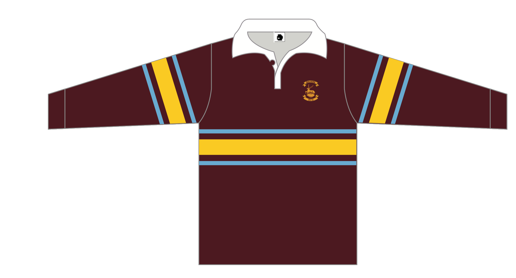 MRFC Retro Cotton Rugby Shirt - LAST STOCK – Malvern Rugby Club